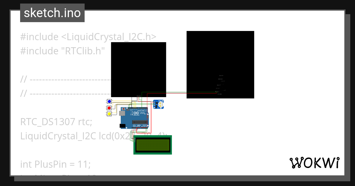 Adjustable clock (MM) .ino - Wokwi ESP32, STM32, Arduino Simulator