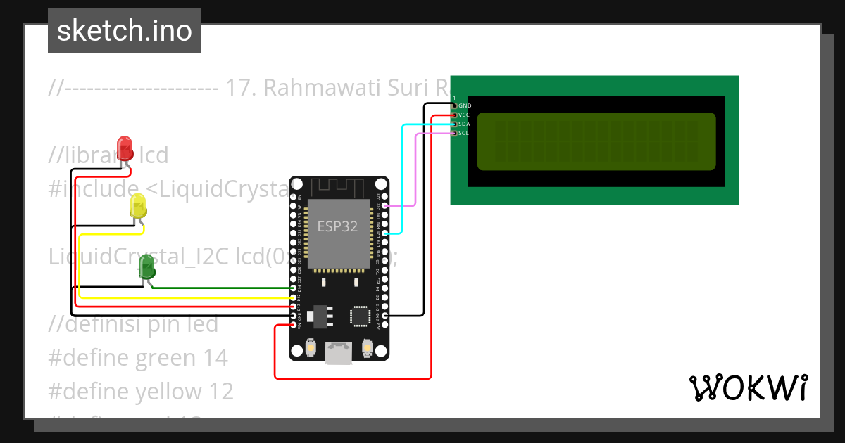 17-RahmawatiSR-12 SIJAB - Wokwi ESP32, STM32, Arduino Simulator