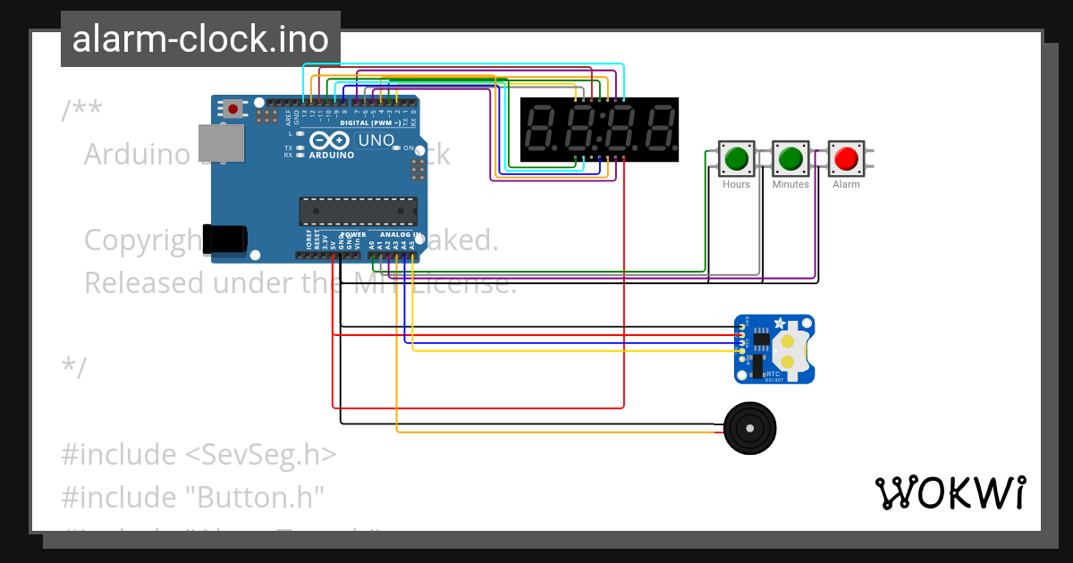 hadeh-alarm-jam-bikin-jantungan.ino - Wokwi Arduino and ESP32 Simulator
