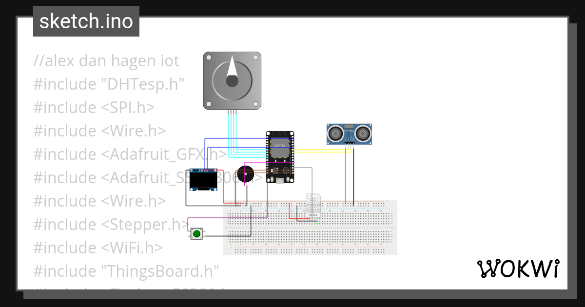 IOT AFL Alex Hagen - Wokwi ESP32, STM32, Arduino Simulator