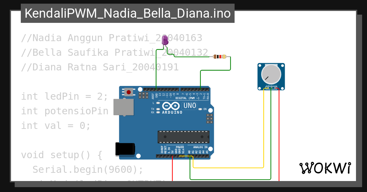 Kendalipwmnadiabellao Wokwi Esp32 Stm32 Arduino Simulator