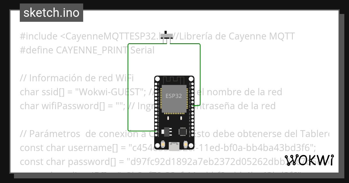 Dispensador_Cayenne - Wokwi ESP32, STM32, Arduino Simulator