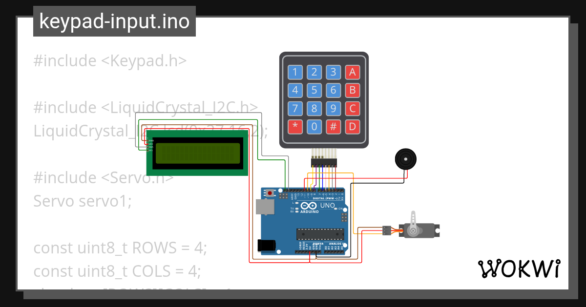 Keypad O Copy Wokwi Esp32 Stm32 Arduino Simulator 