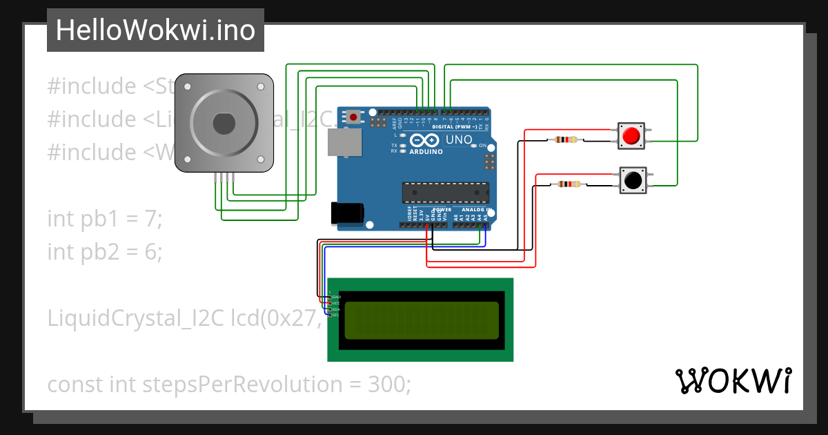 HelloWokwi.ino - Wokwi ESP32, STM32, Arduino Simulator