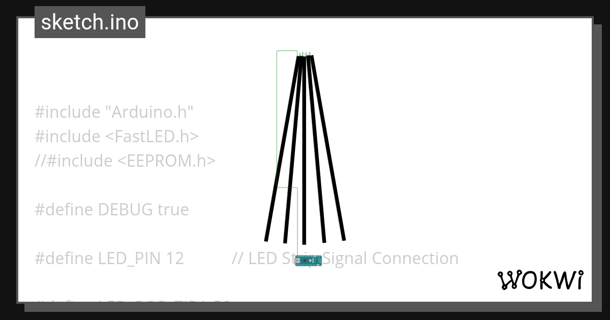 Arbol v.1 - Wokwi ESP32, STM32, Arduino Simulator