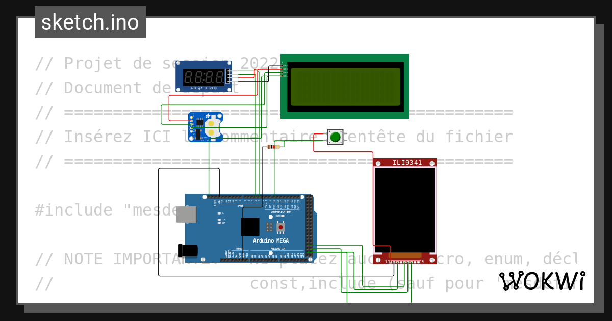 Tpsynthèseetape01 Wokwi Esp32 Stm32 Arduino Simulator 3155