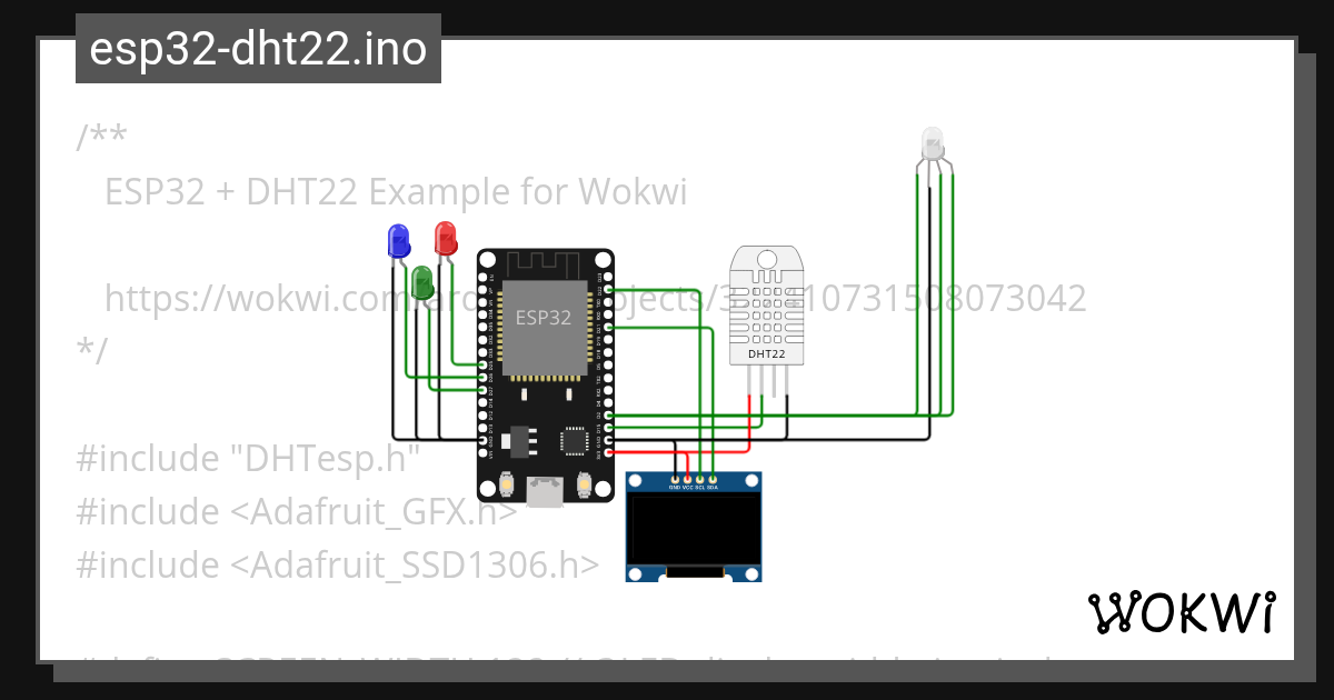 esp32-dht22.ino copy - Wokwi ESP32, STM32, Arduino Simulator esp32-dht22.ino copy - Wokwi ESP32, STM32, Arduino Simulator