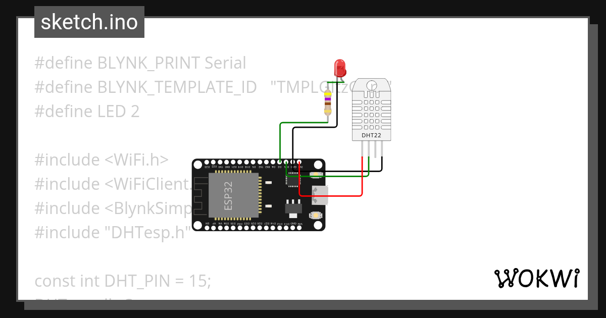 Tugas Suhu Blynk Wokwi Esp32 Stm32 Arduino Simulator 7937