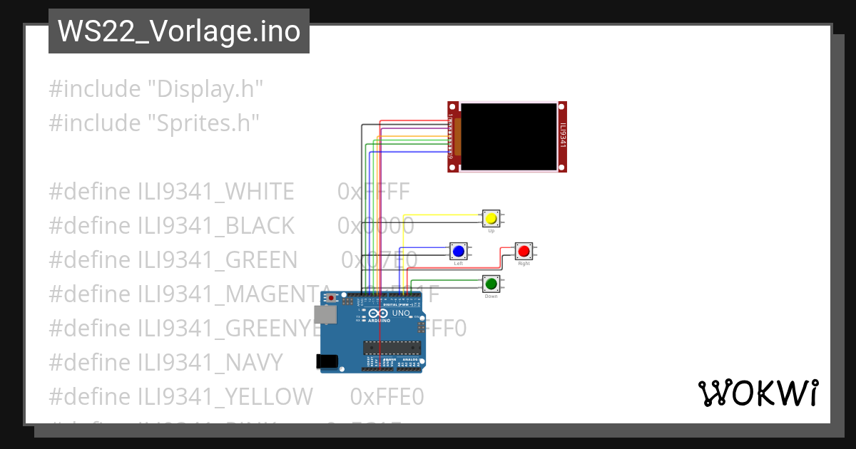 WS22 Vorlage - Wokwi ESP32, STM32, Arduino Simulator