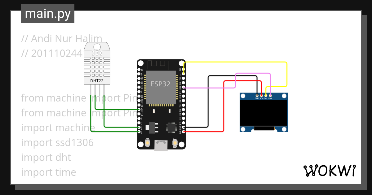 Andi Nur Halim_2011102441038_Tugas suhu dan kelembaban - Wokwi ESP32, STM32, Arduino Simulator