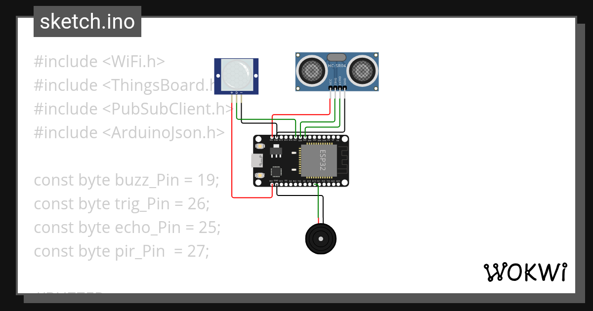 Alarm Iot Wokwi Esp32 Stm32 Arduino Simulator