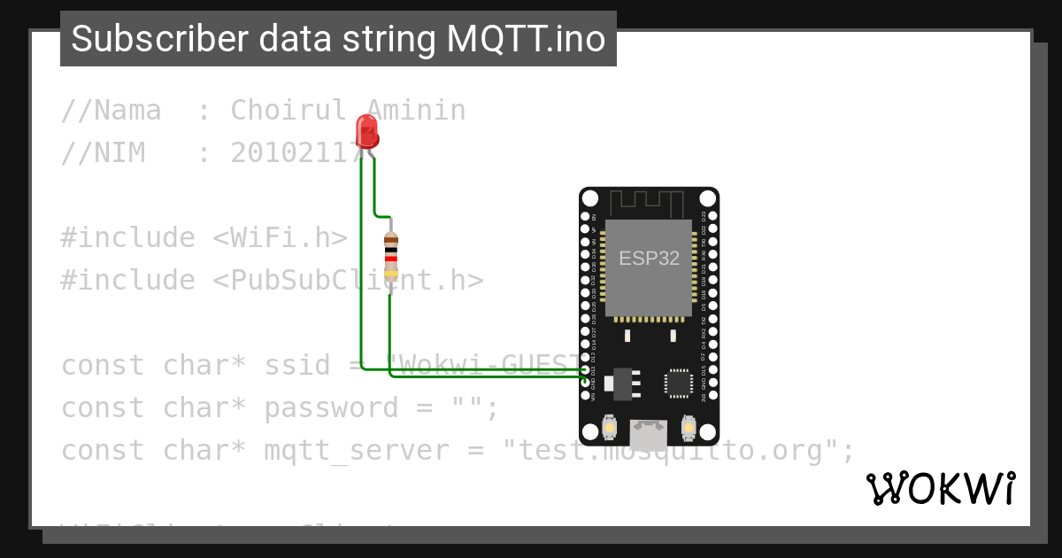 Subscriber Data String O Wokwi Esp32 Stm32 Arduino Simulator