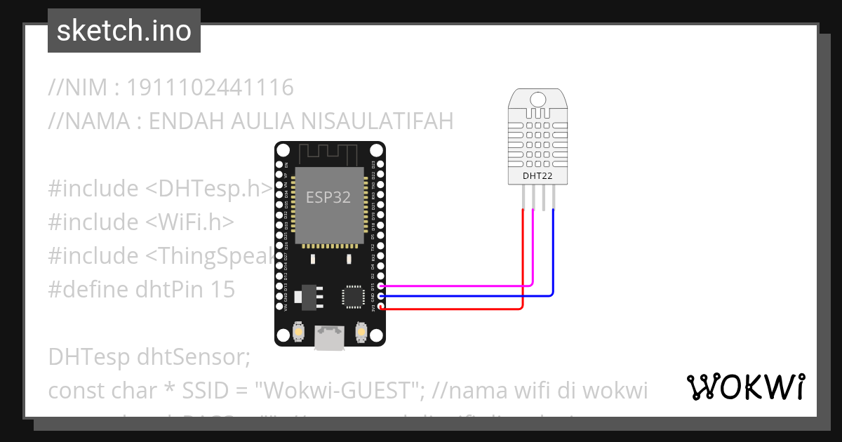 Endah Aulia Nisaulatifah_1911102441116 - Wokwi ESP32, STM32, Arduino Simulator