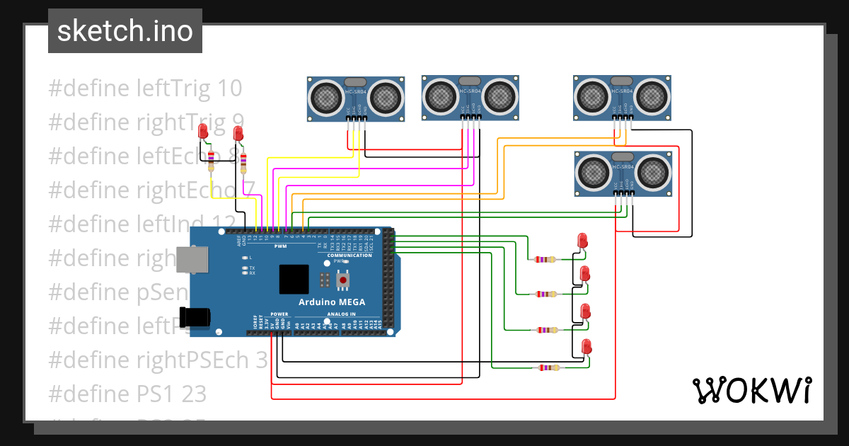 ultraSonic.ino - Wokwi ESP32, STM32, Arduino Simulator