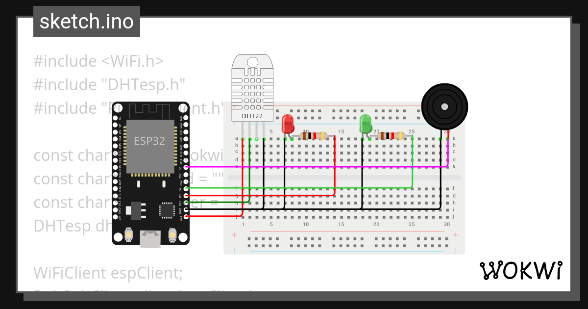 Demo ProJect - Wokwi ESP32, STM32, Arduino Simulator