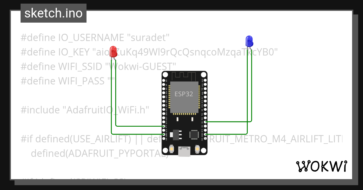 Smart Home - Wokwi ESP32, STM32, Arduino Simulator