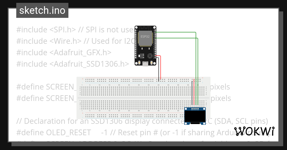 SSD1306_OLED Display.ino copy - Wokwi ESP32, STM32, Arduino Simulator