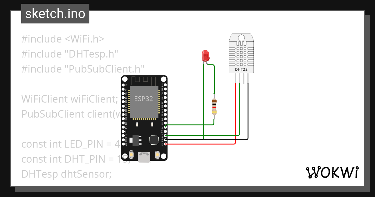 1204回傳溫溼度至訂閱者待解決 Wokwi Esp32 Stm32 Arduino Simulator 