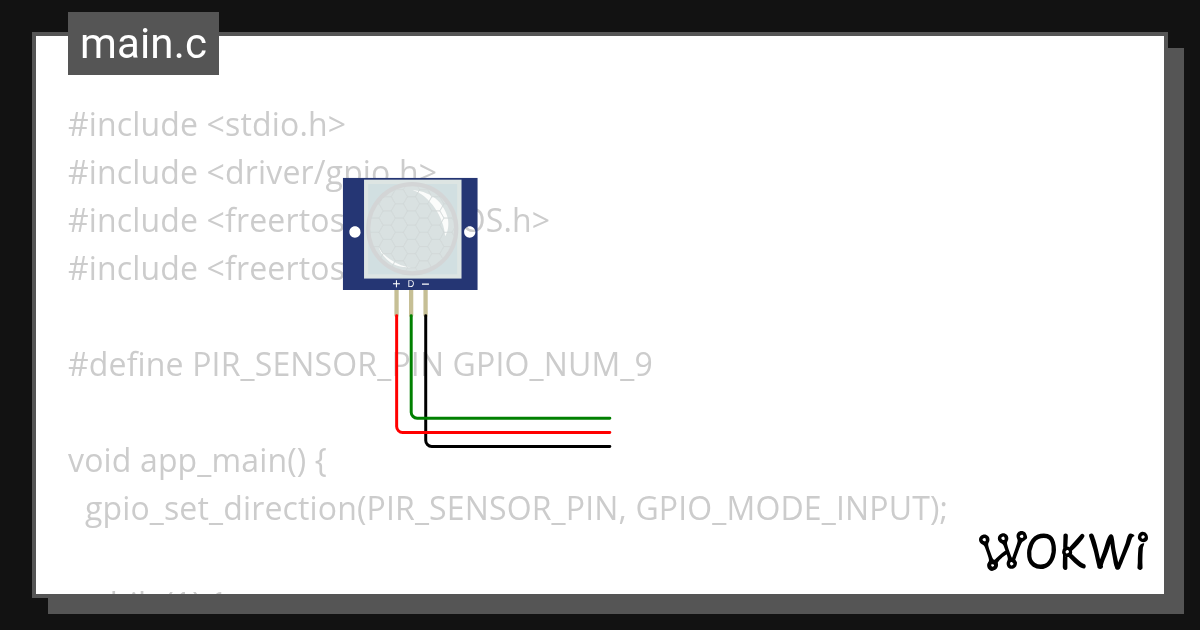 Test Pir Wokwi Esp32 Stm32 Arduino Simulator