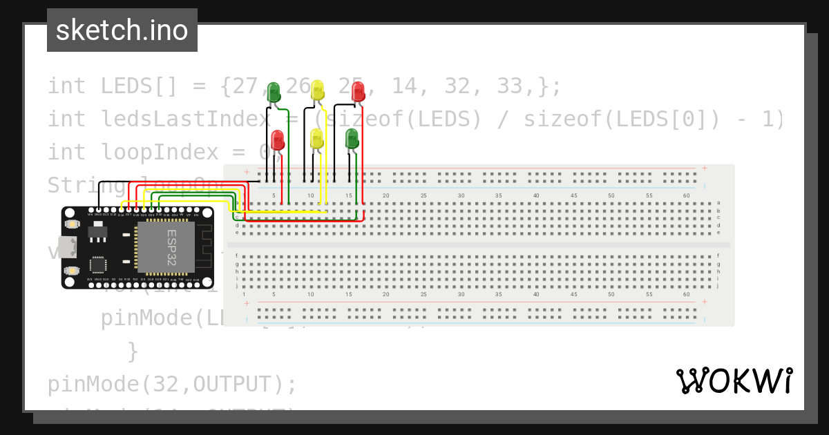 Faroltrabalho Wokwi Esp32 Stm32 Arduino Simulator