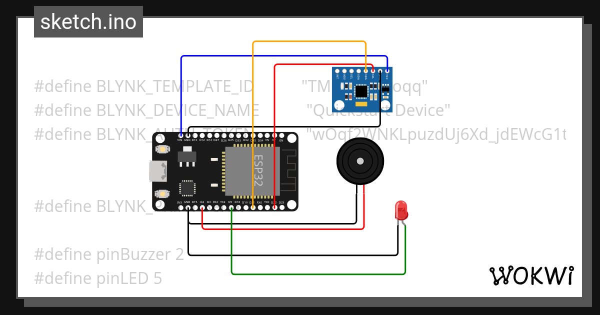 Earthquake Detector Wokwi Esp32 Stm32 Arduino Simulator 3555
