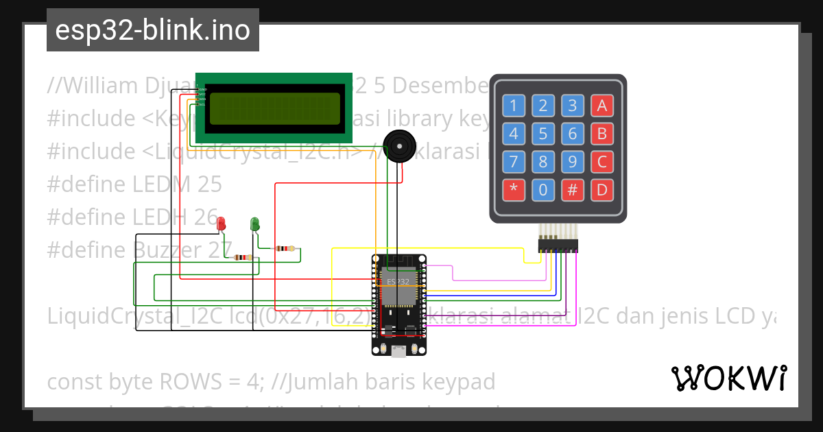 Wokwi - Online ESP32, STM32, Arduino Simulator