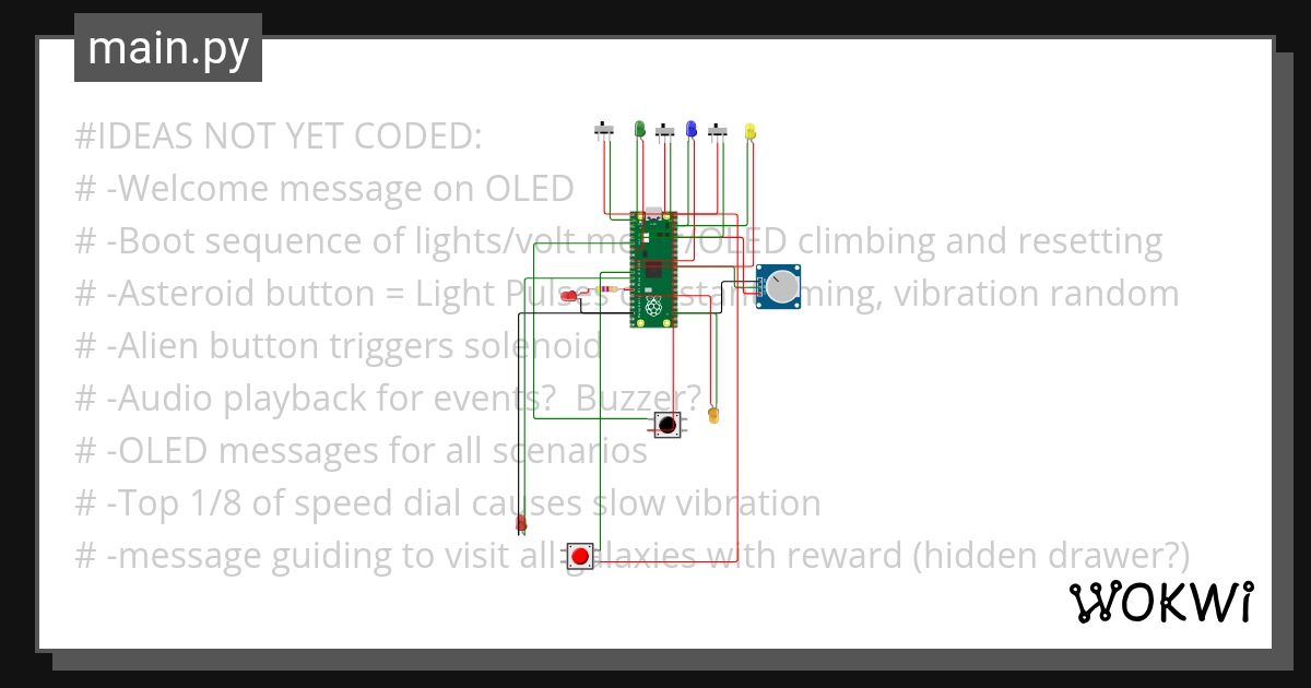 Ollie Busy Board - Wokwi ESP32, STM32, Arduino Simulator