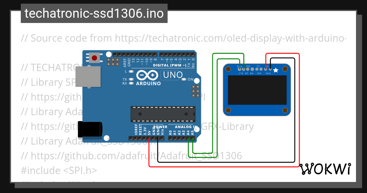techatronic-ssd1306.ino copy - Wokwi ESP32, STM32, Arduino Simulator