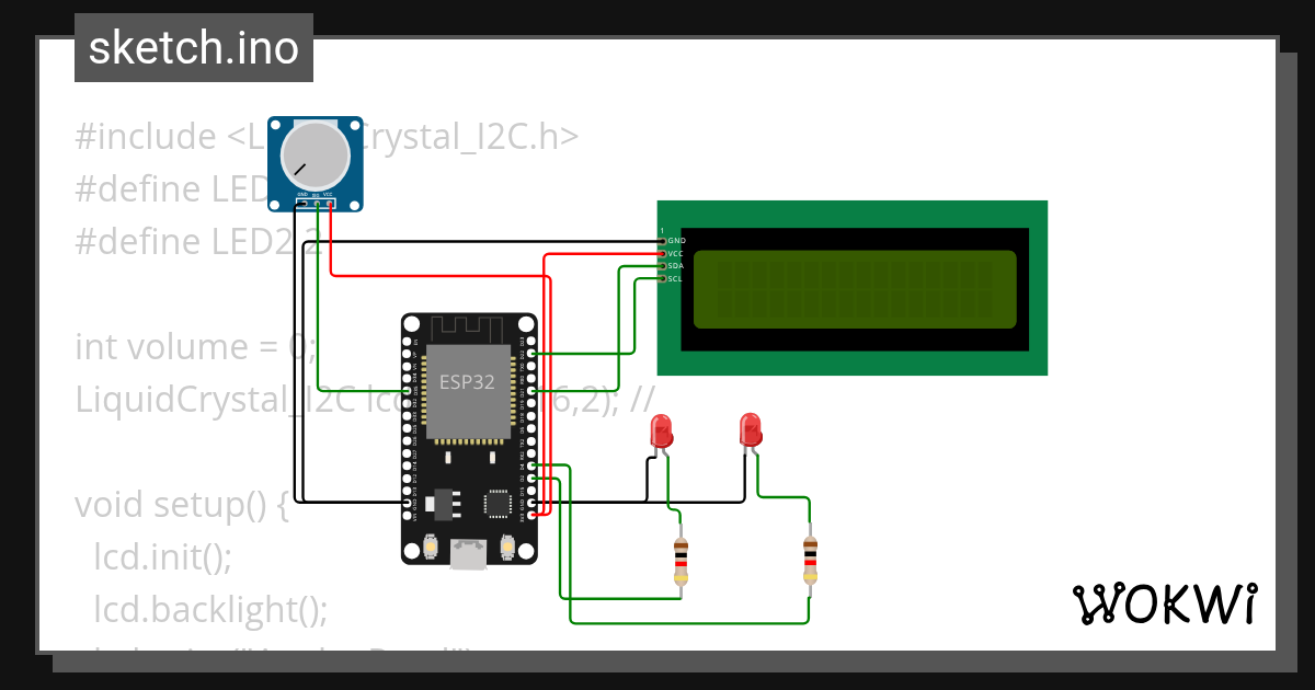 มีไฟด้วย Wokwi Esp32 Stm32 Arduino Simulator