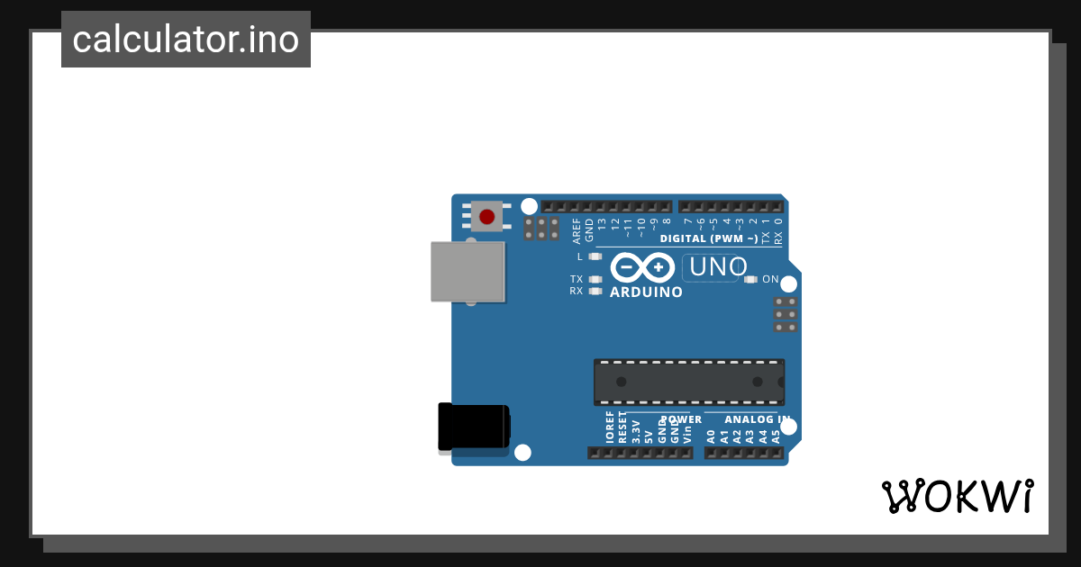 calculator.ino - Wokwi ESP32, STM32, Arduino Simulator