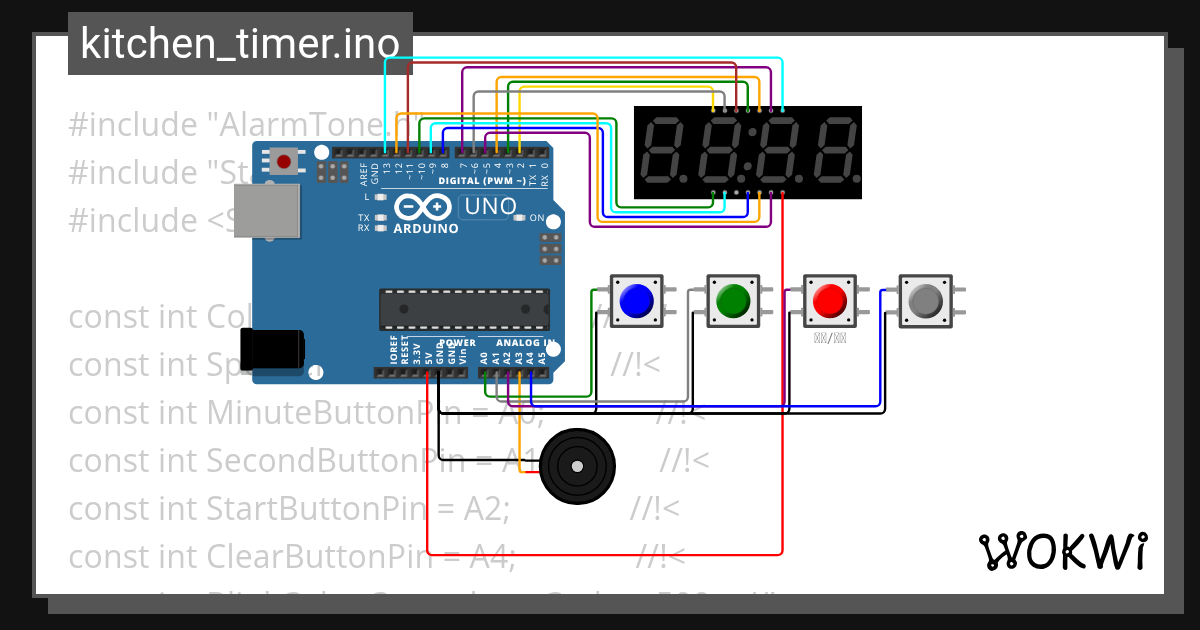 06_kitchen_timer_07.ino - Wokwi ESP32, STM32, Arduino Simulator