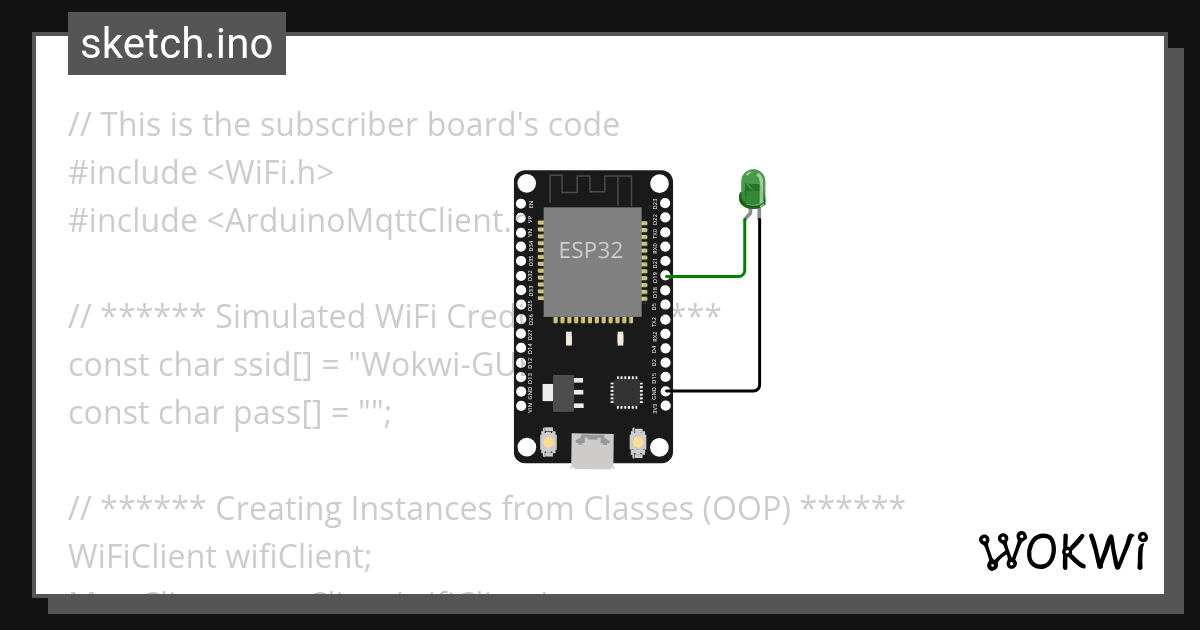 subscriber.ino copy - Wokwi ESP32, STM32, Arduino Simulator