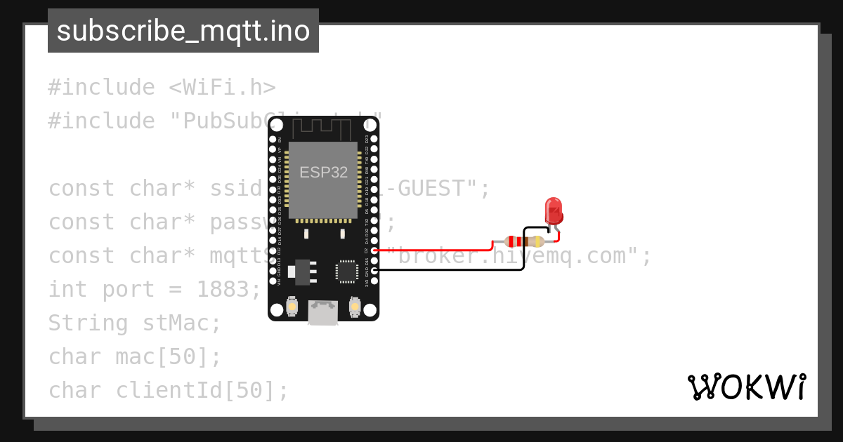 MQTT-ESP32-SUB - Wokwi ESP32, STM32, Arduino Simulator MQTT-ESP32-SUB - Wokwi ESP32, STM32, Arduino Simulator