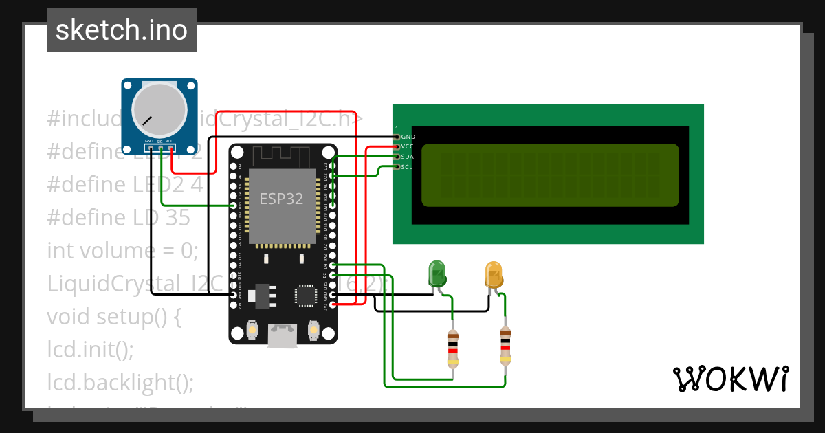 sketch.ino - Wokwi ESP32, STM32, Arduino Simulator