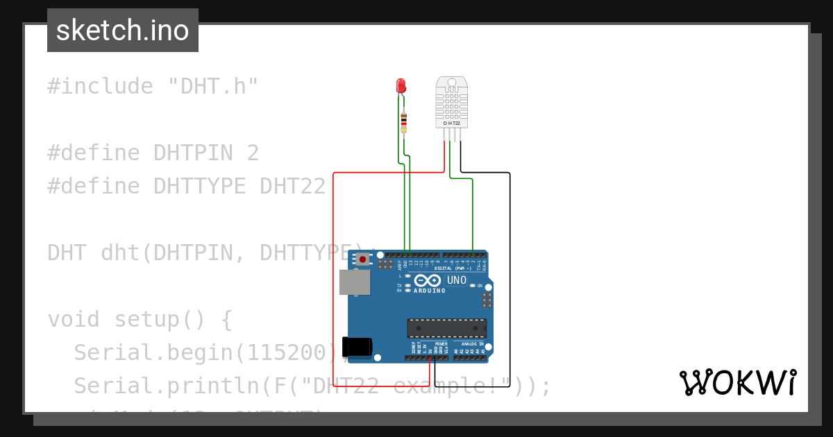วัดอุณหภูมิ Wokwi Esp32 Stm32 Arduino Simulator 