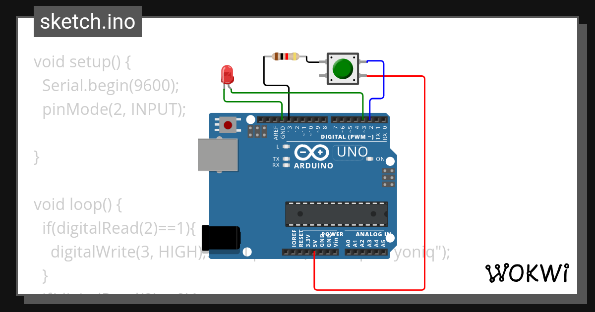 button.ino - Wokwi ESP32, STM32, Arduino Simulator