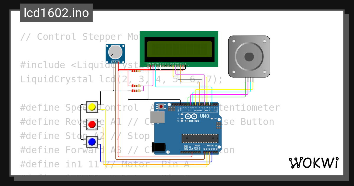 Control Stepper O Copy Wokwi Esp32 Stm32 Arduino Simulator