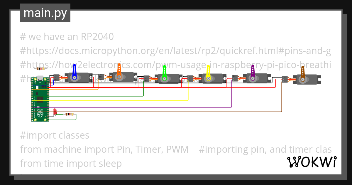 Robot Arm 221222 V001 - Wokwi ESP32, STM32, Arduino Simulator
