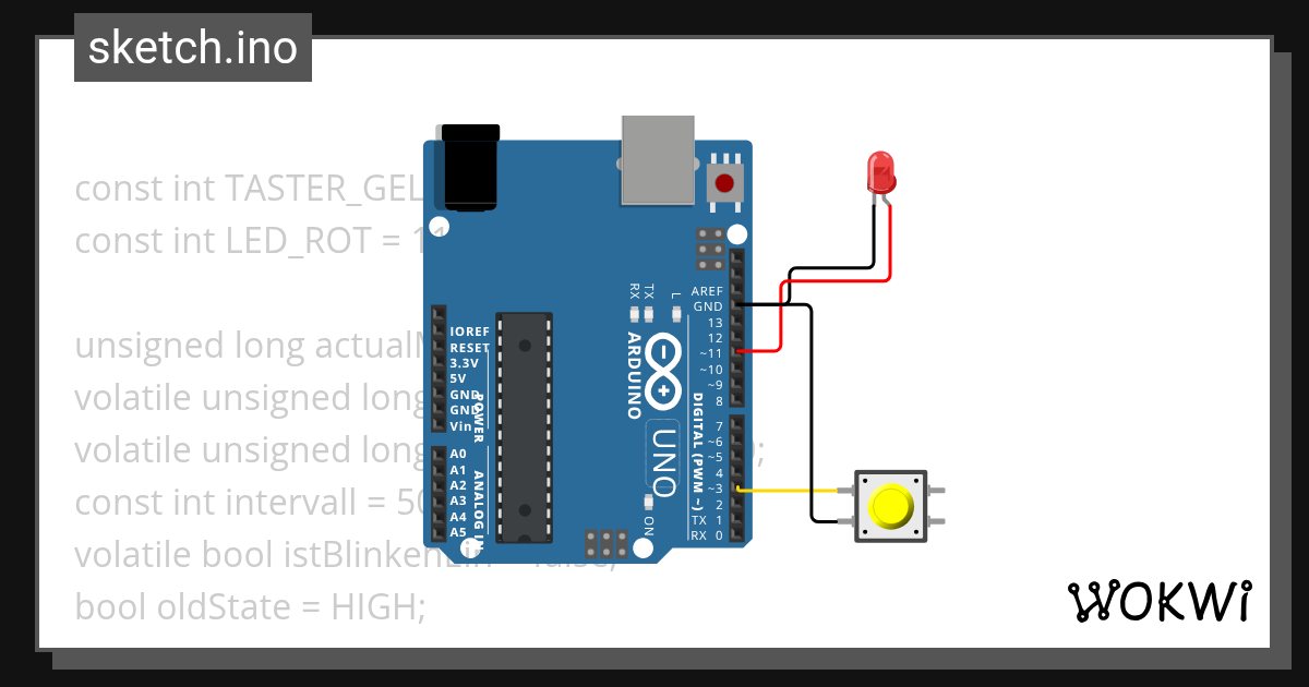 Aufgabe 4 LN1 2022 - Wokwi ESP32, STM32, Arduino Simulator