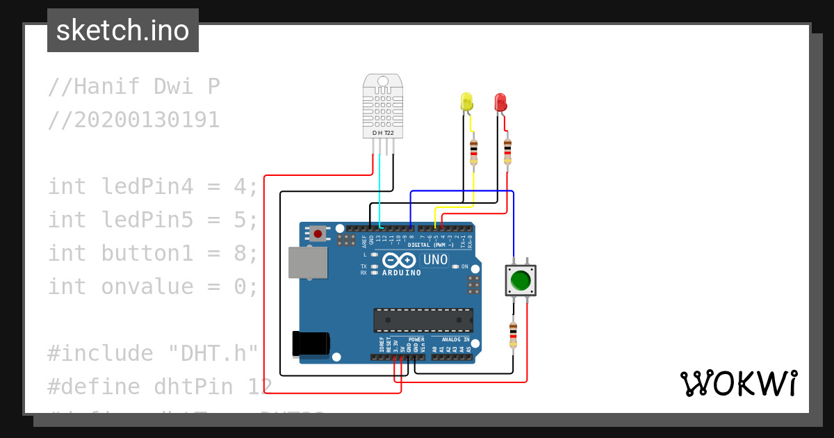 Responsi Hanif Dwi P Wokwi Esp32 Stm32 Arduino Simulator