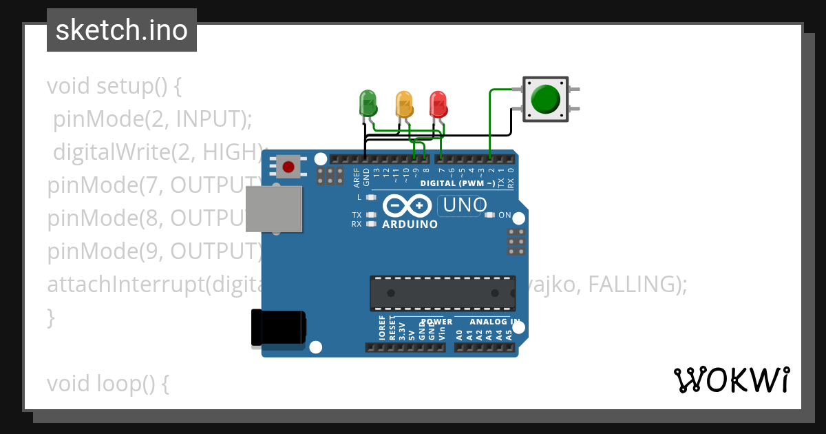 Prerusenie Wokwi Esp32 Stm32 Arduino Simulator