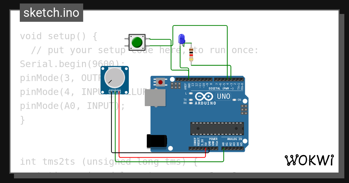 Controle Wokwi Esp32 Stm32 Arduino Simulator 