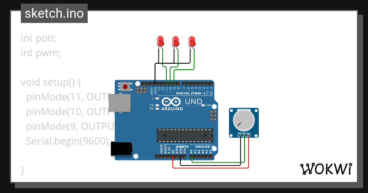 3 Leds Pwm Wokwi Esp32 Stm32 Arduino Simulator 