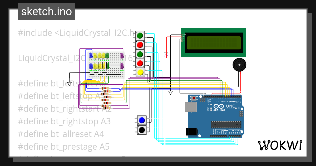 Simple Screen All in One - Wokwi ESP32, STM32, Arduino Simulator