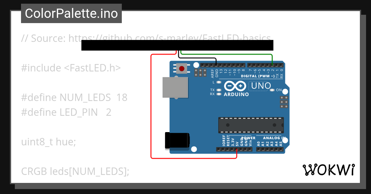 ColorPalette.ino copy - Wokwi ESP32, STM32, Arduino Simulator