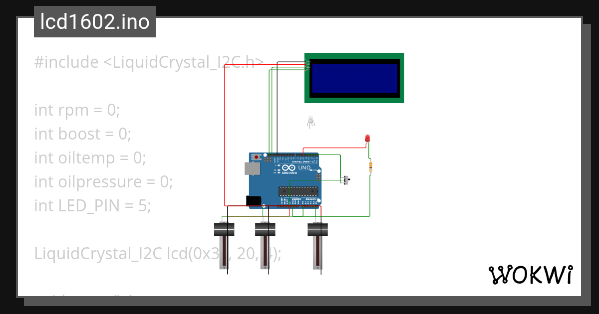 lcd1602.ino copy - Wokwi ESP32, STM32, Arduino Simulator