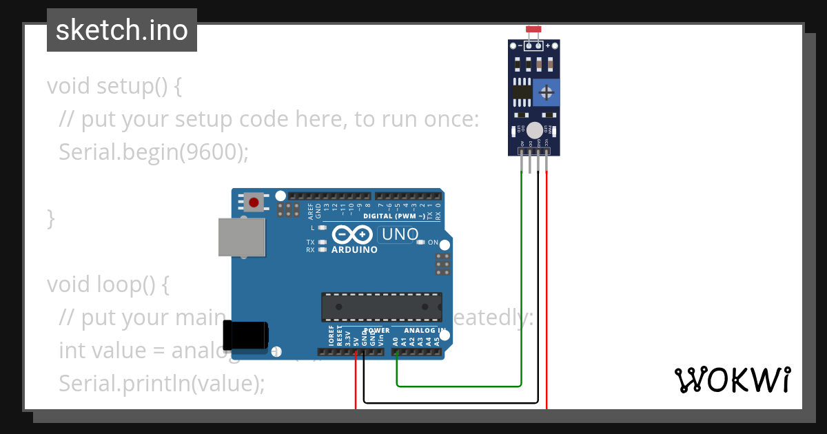 Detecting Light Ldr Sensor Wokwi Esp32 Stm32 Arduino Simulator 7423
