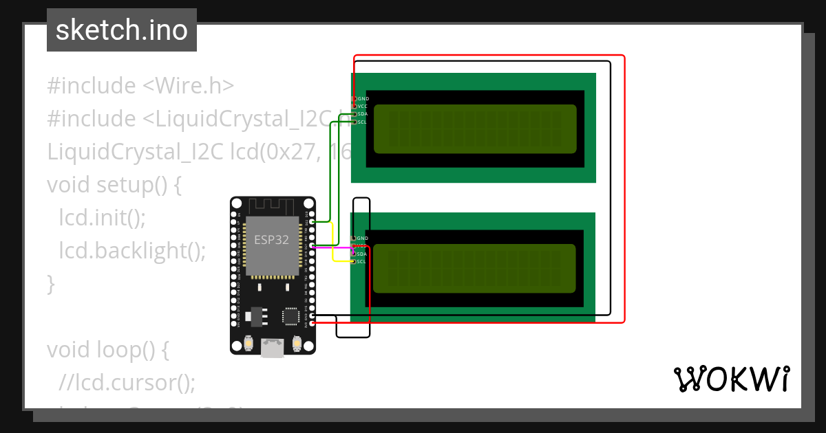 sketch.ino - Wokwi ESP32, STM32, Arduino Simulator