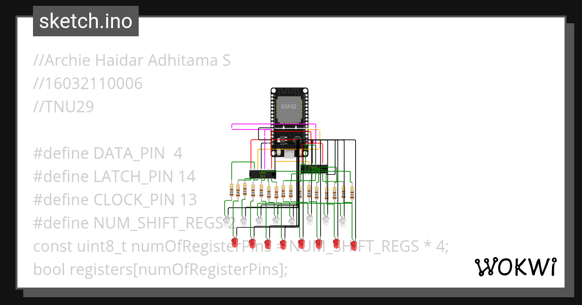 archie no.22 uts - Wokwi ESP32, STM32, Arduino Simulator