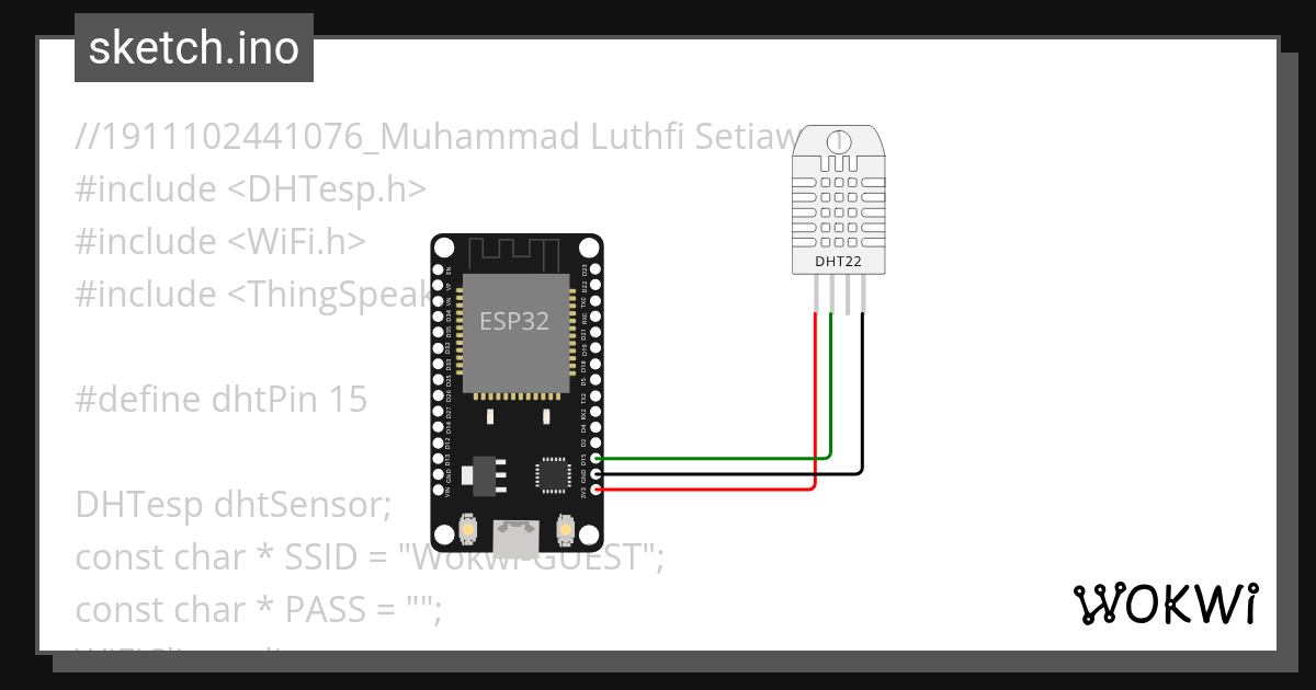 sketch.ino - Wokwi ESP32, STM32, Arduino Simulator
